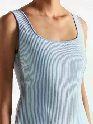 HIGH SPORT Inna Seersucker Top - Blue