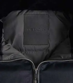 YVES SALOMON Down Wool-silk Hooded Parka
