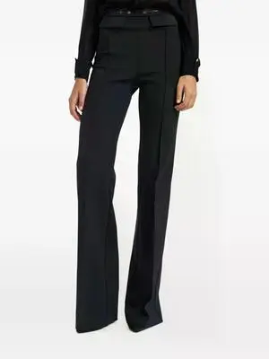 Elisabetta Franchi Logo-plaque Flared Trousers
