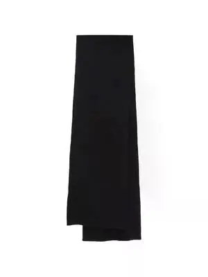 Rick Owens Ribbed-knit Scarf - Black