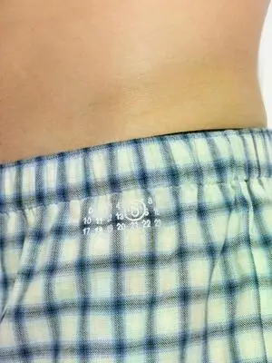 MAISON MARGIELA Check-pattern Boxer Shorts