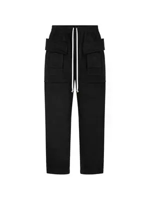 Rick Owens Creach Cargo Multi-pocket Drawstring Tapered Trousers
