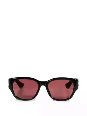 Valentino Garavani Vlogo Square Frame Sunglasses - Black