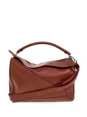 Loewe Large Puzzle Shoulder Bag - Red