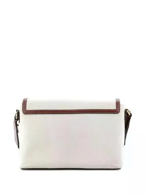 Burberry Canvas And Leather Medium Crossbody Bag - Neutrals