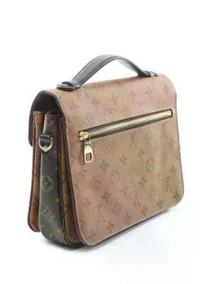 LOUIS VUITTON 2017 Monogram Reverse Pochette Metis Satchel