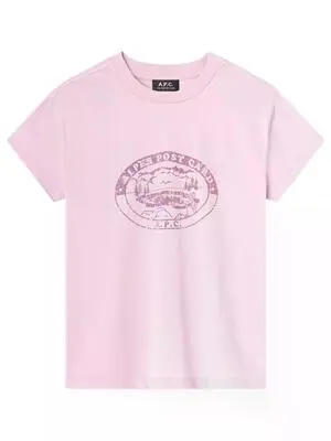 A.p.c. Graphic-print Cotton T-shirt
