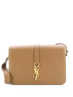 SAINT LAURENT Saint Laurent Monogram Universite Bag Leather Medium Crossbody Bag
