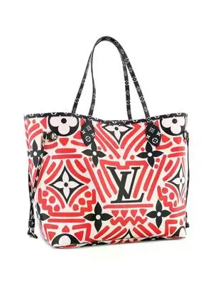 LOUIS VUITTON Limited Edition Crafty Monogram Giant Tote Bag - Red
