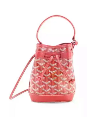 Goyard Petit Flot Coated Canvas Mini Bucket Bag