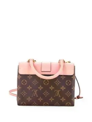 LOUIS VUITTON Locky Handbag Monogram Canvas With Leather Bb Satchel - Brown