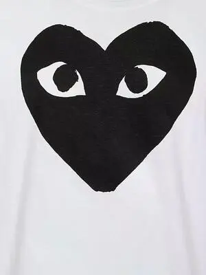 Play Comme Des Garcon Heart-print T-shirt