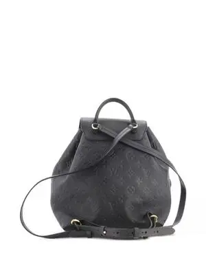 LOUIS VUITTON Montsouris Nm Monogram Empreinte Leather Pm Backpack
