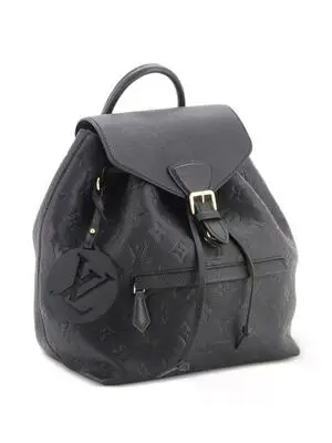 LOUIS VUITTON Montsouris Nm Monogram Empreinte Leather Pm Backpack