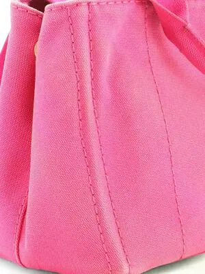 Prada Canapa Convertible Mini Tote Bag - Pink