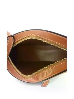 Celine Triomphe Oval Leather Mini Crossbody Bag