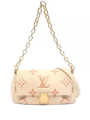 LOUIS VUITTON 2021-2026 Bicolor Monogram Empreinte Favorite Satchel - Neutrals
