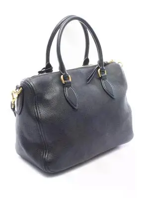Prada 2010-2026 Vitello Daino Zip Top Satchel