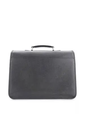 LOUIS VUITTON Anton Briefcase Taiga Leather Business Bag - Black