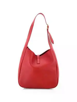 Saint Laurent Le 5 A 7 Supple Leather Small Hobo Bag