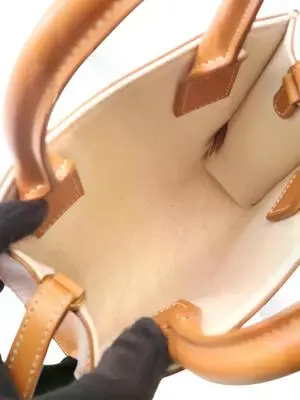 Celine 2010-2026 Mini Canvas Vertical Cabas Tote Satchel