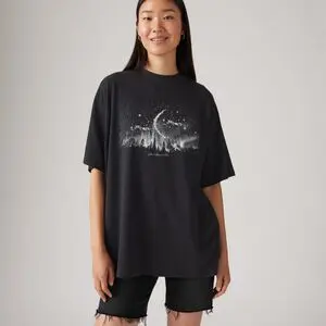 LEVI'S Graphic Short Stack T-shirt - Black