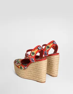 Dolce & Gabbana Sandalo Zeppa Sandals And Wedges