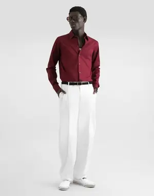 Dolce & Gabbana Logo-print Martini Poplin Shirt Shirts