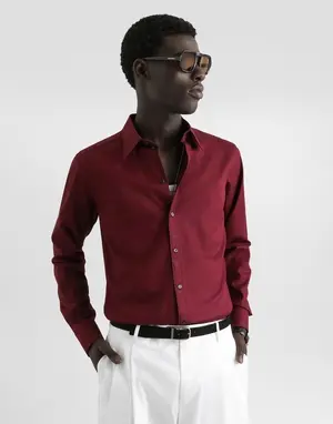 Dolce & Gabbana Logo-print Martini Poplin Shirt Shirts