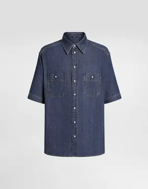 Dolce & Gabbana Denim Shirt Denim Multi-colored