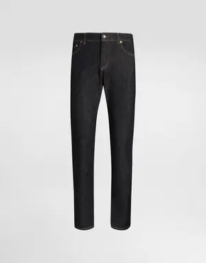 Dolce & Gabbana Slim-fit Stretch Cotton Jeans Denim Multi-colored - Multicolor