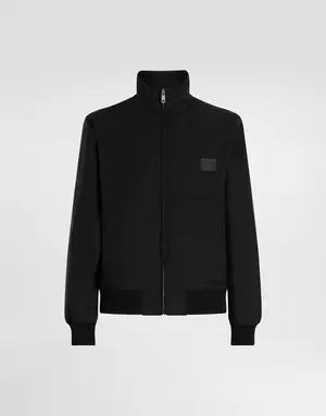 Dolce & Gabbana Wool Canvas Jacket Coats And Jackets