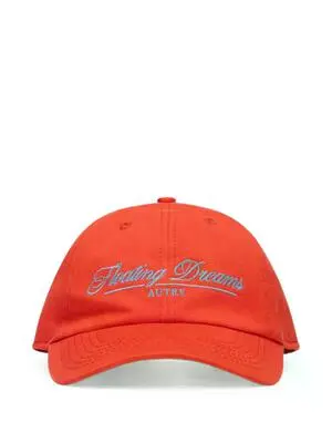 AUTRY Floating Dreams Embroidered Baseball Cap - Red