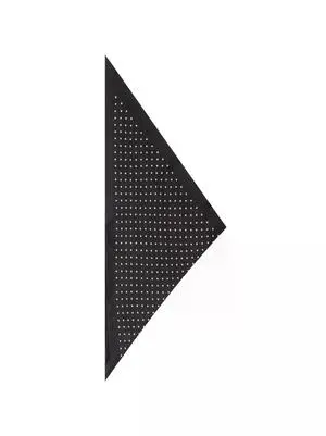 Destin Paisley-print Wool Bandana - Black