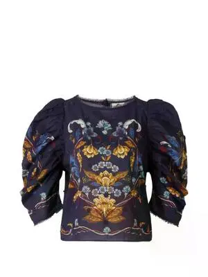 Farm Rio Trimmed Blouses