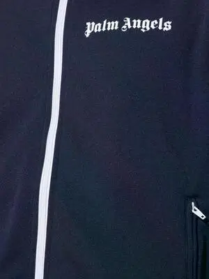 Palm Angels Logo-print Full-zip Sweatshirt