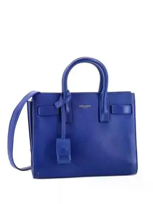 Saint Laurent Sac De Jour Leather Nano Tote Bag