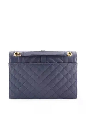 Saint Laurent Classic Monogram Envelope Satchel Mixed Matelasse Leather Medium Shoulder Bag