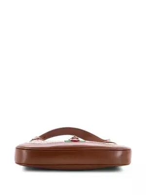 Gucci Jackie 1961 Gg Coated Canvas Small Hobo Bag - Brown