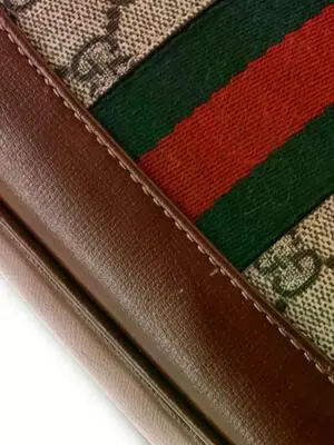 Gucci Jackie 1961 Gg Coated Canvas Small Hobo Bag - Brown