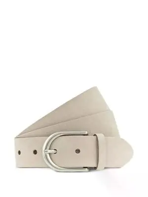 BGM LABEL Velvet Buckle Belt - Neutrals