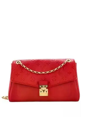 LOUIS VUITTON Saint Germain Handbag Monogram Empreinte Leather Pm Shoulder Bag - Red