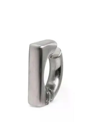 Rick Owens Crystal Prong Geometric Earrings