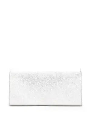 Saint Laurent Classic Monogram Calfskin Clutch Bag - Metallic