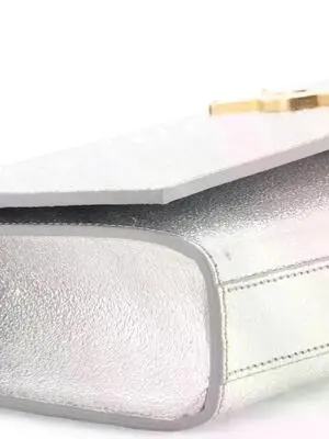 Saint Laurent Classic Monogram Calfskin Clutch Bag - Metallic