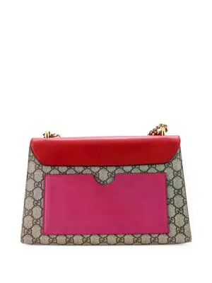 Gucci Padlock Gg Coated Canvas And Leather Shoulder Bag