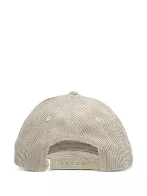 LES DEUX Logo Embroidered Corduroy Baseball Cap