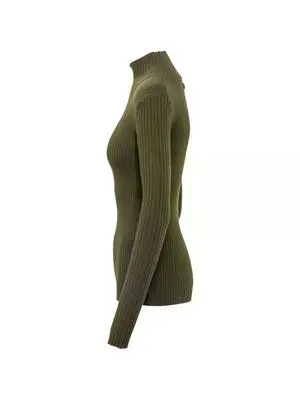 Victoria Beckham Ribbed-knit High-neck Sweater