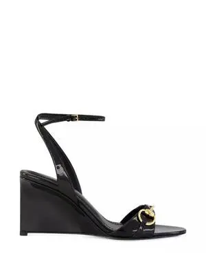 Gucci Donna Horsebit Wedge Sandals