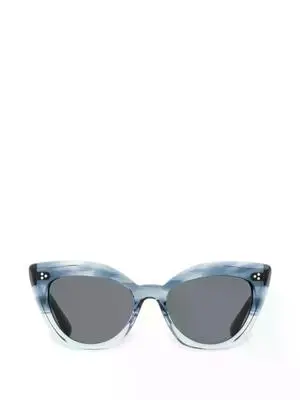 Oliver Spencer Laiya Cat-eye Frame Sunglasses - Blue